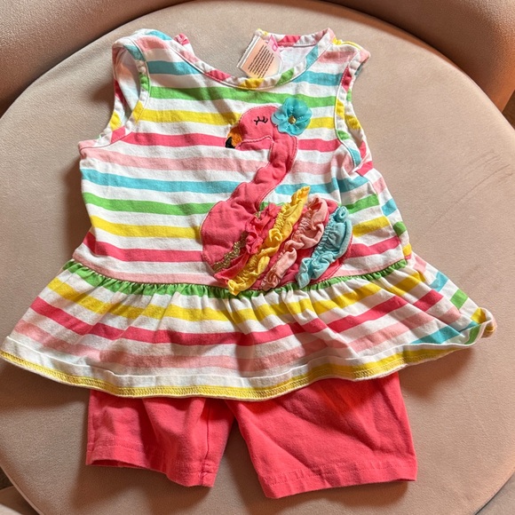 Good Lad | Matching Sets | Good Lad Colorful Striped Flamingo Set ...